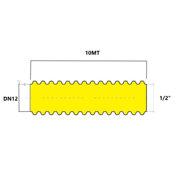 Tubo DN12 1/2" 10mt EN 15266 - D'Alessandris
